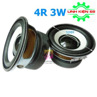 Loa toàn dải 4R 3W tròn đường kính 52mm 2 inch DIY loa nghe nhạc mini | Shopee Việt Nam