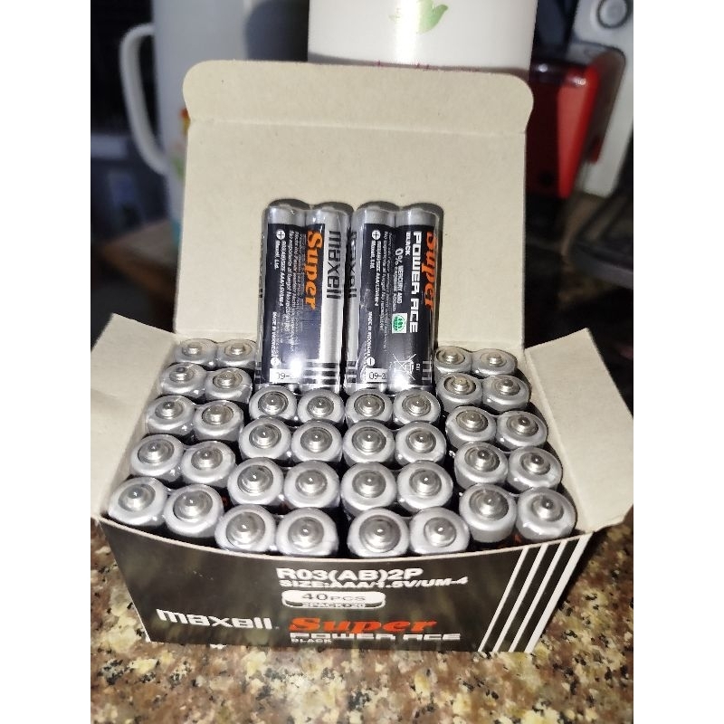 PIN 3A MAXELL SUPER POWER LOẠI TỐT -Combo 4 VIÊN | Shopee Việt Nam