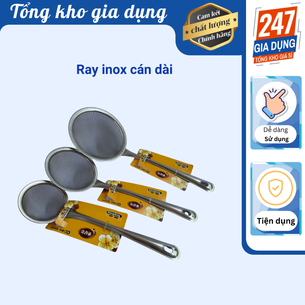 Ray inox cán dài, ray inox tem vàng | Shopee Việt Nam