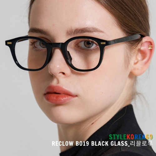 [RECLOW] Gọng kính cận Reclow B019 Hàn Quốc - RECLOW B019 BLACK GLASS_리끌로우 | Shopee Việt Nam