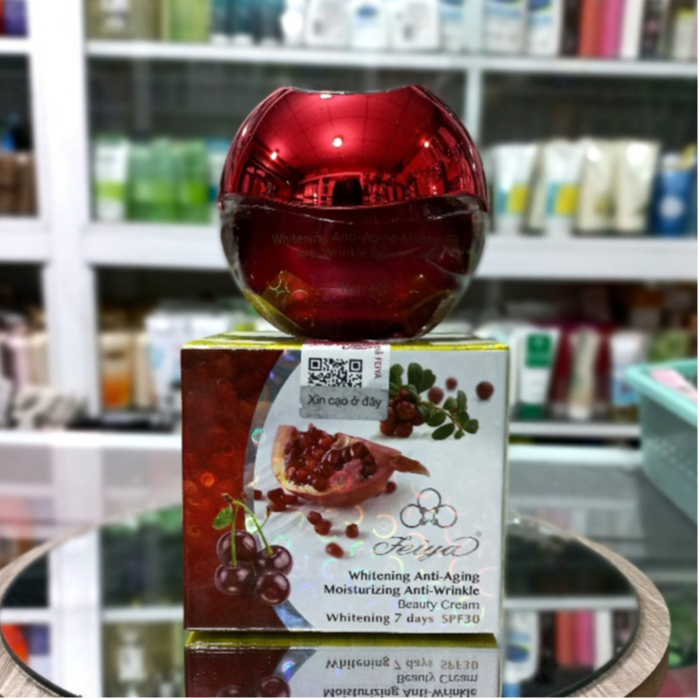Kem FEIYA Lựu Đỏ Chống Lão Hóa Dưỡng ẩm Dưỡng Trắng Sau 7 Ngày 40G ...
