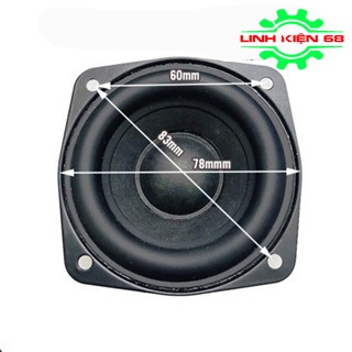 Loa Mid Bass LG 15W 4R 78mm 3inch Chất Lượng Cao, Loa Mid Bass LG Củ loa trung trầm (Mid bass ...