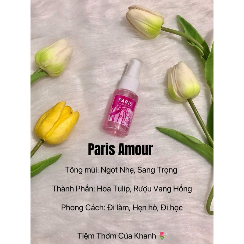 Paris Amour 35ml Body Mist Mùi Chuẩn | Shopee Việt Nam