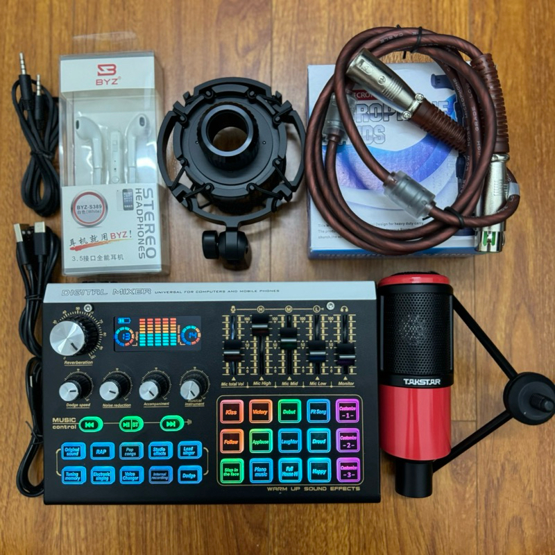 Siêu Phẩm 2024 Bộ Mic Takstar PC K320 Và Sound Card Audio X9 Tiếng Việt ...