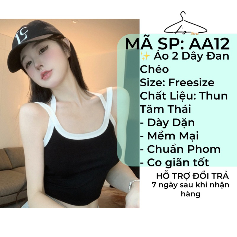 Áo Crotop 2 Dây Đan Chéo, Chất Thun Thái Mềm Mịn | Shopee Việt Nam