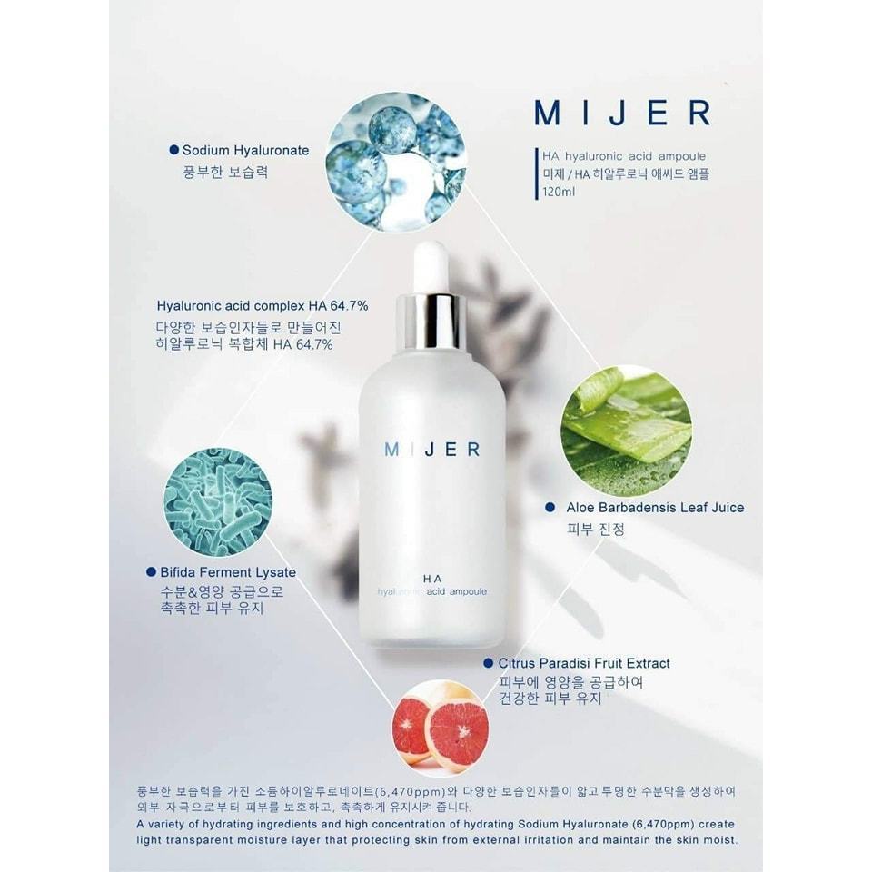 MIJER HA HYALURONIC ACID AMPOULE LINDSAY | Shopee Việt Nam