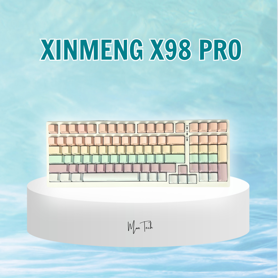 [HÀNG SẴN] Bàn phím cơ Xinmeng X98 Pro 3Mode/RGB/Hotswap 5 Pin/Led Viền ...