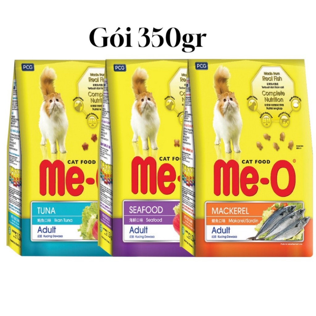 Thức ăn dành cho mèo me-o gói 350gr - hạt Me-o cho mèo - olala petshop ...