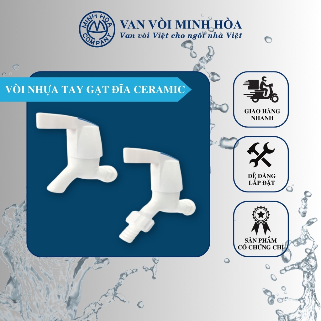 Vòi nhà tắm, vòi sân vườn MH chất liệu nhựa, tay gạt đĩa Ceramic ...