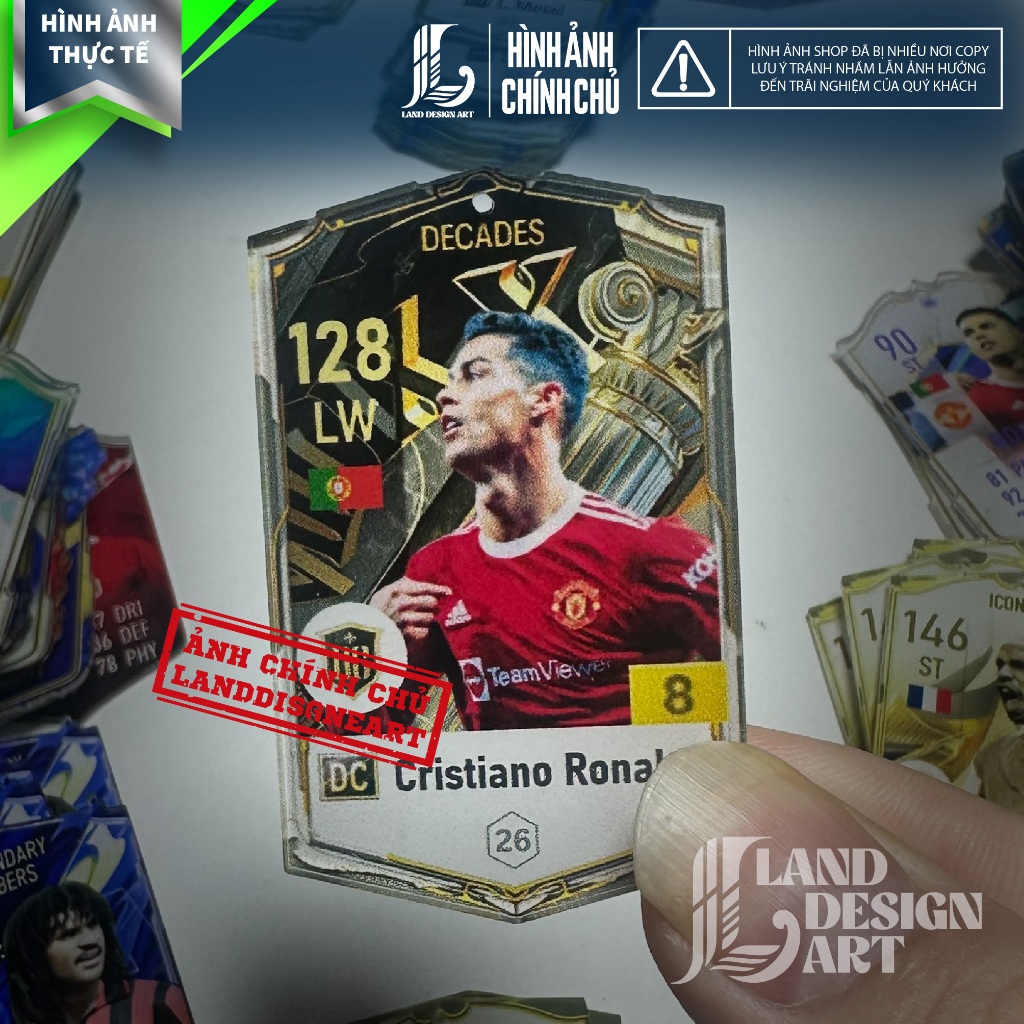 Móc khoá thẻ cầu thủ Ronaldo CR7 - FO4 (FC Online) | Shopee Việt Nam