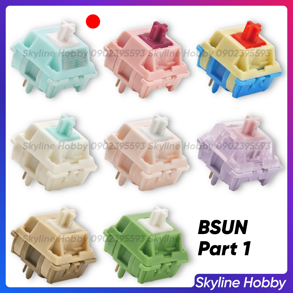Switch bàn phím cơ BSUN - Sarokeys Strawberry Wine, X Switch R2 ...