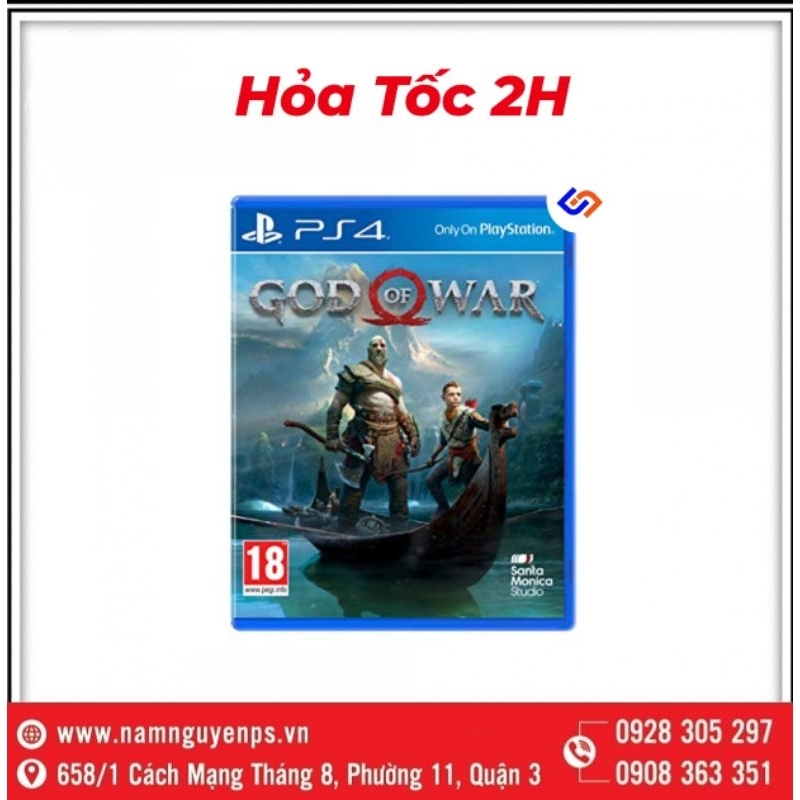 Đĩa Game PS4 | God Of War 4 GOW4 | Shopee Việt Nam
