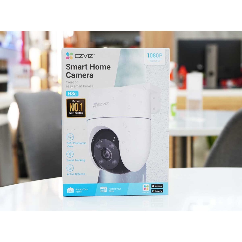 H8C 2MP | Camera quay quét 360, đàm thoại 2 chiều, tích hợp còi hú và ...