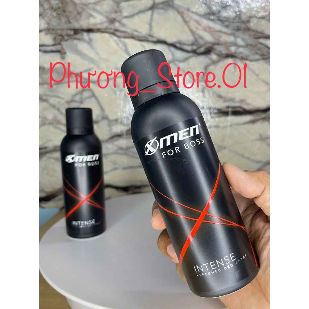 Xịt Khử Mùi X-men For Boss Intense Perfumed Deo Spray Hương Trầm Nội ...