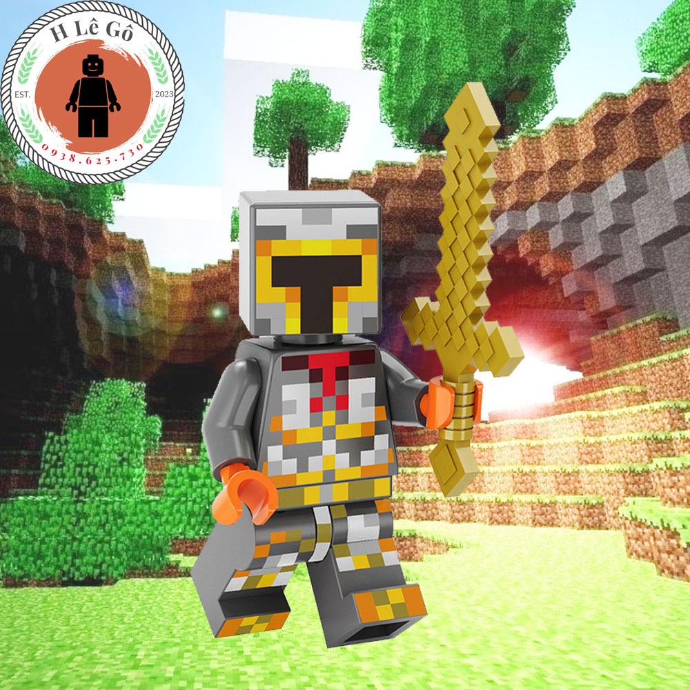 Hiệp sĩ Minecraft Knight Cosplay hàng mới Full seal | Shopee Việt Nam