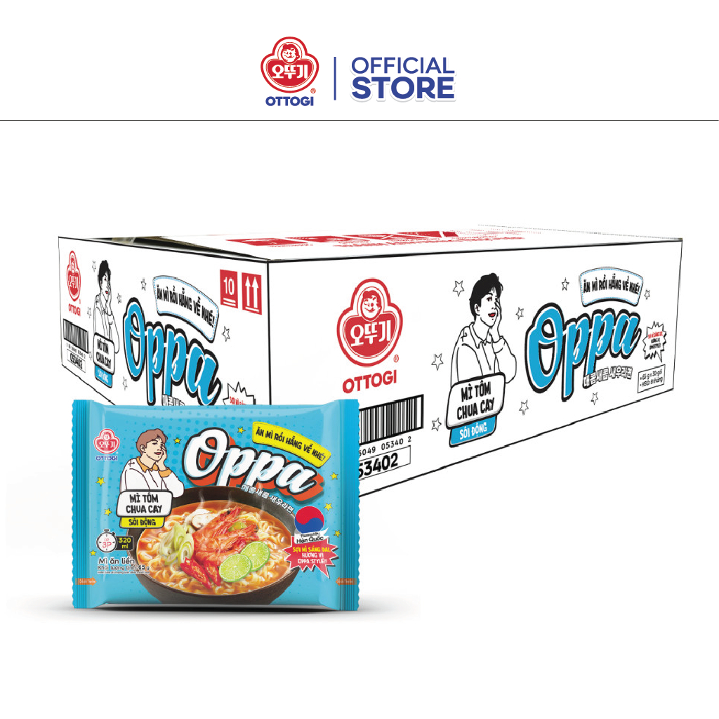 Thùng 30 gói mì Oppa ăn liền Otoki 65g | Shopee Việt Nam