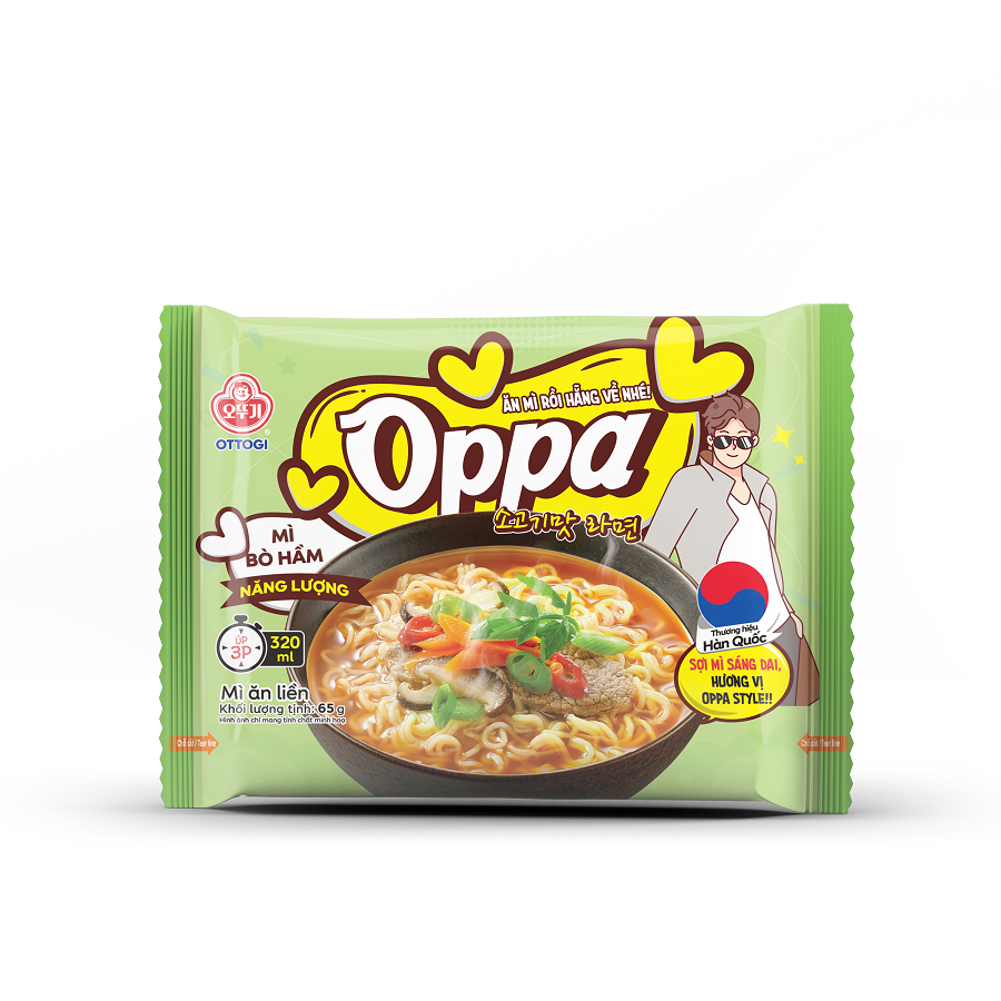 Thùng 30 gói mì Oppa ăn liền Ottogi 65g | Shopee Việt Nam