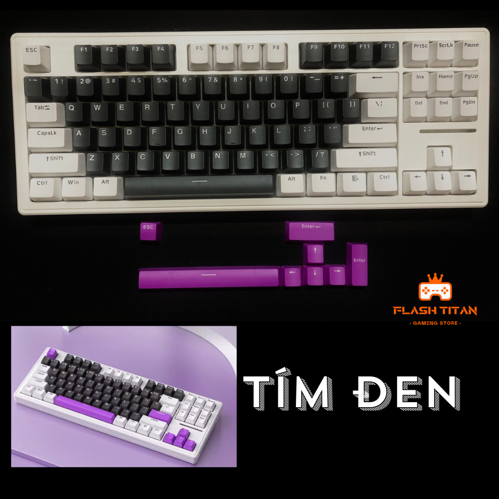 Bàn phím Xinmeng M87 pro V2 - LED RGB có app tùy chỉnh - Mạch xuôi ...