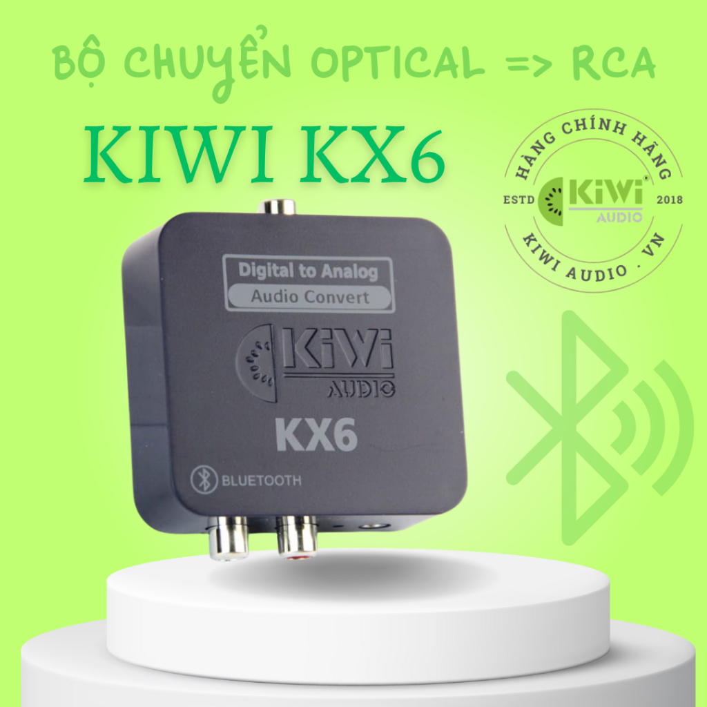 BỘ CHUYỂN ĐỔI ÂM THANH KIWI KX6 CHÍNH HÃNG, HỖ TRỢ BLUETOOTH | Shopee Việt Nam