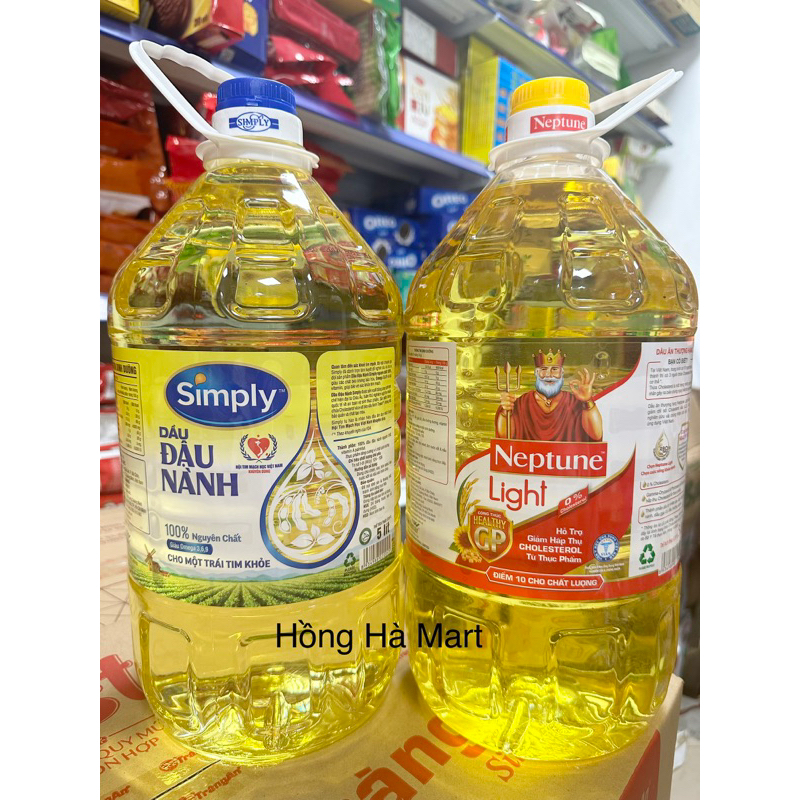 Dầu Ăn Dậu Nành SIMPLY 5L -Neptune 5L | Shopee Việt Nam