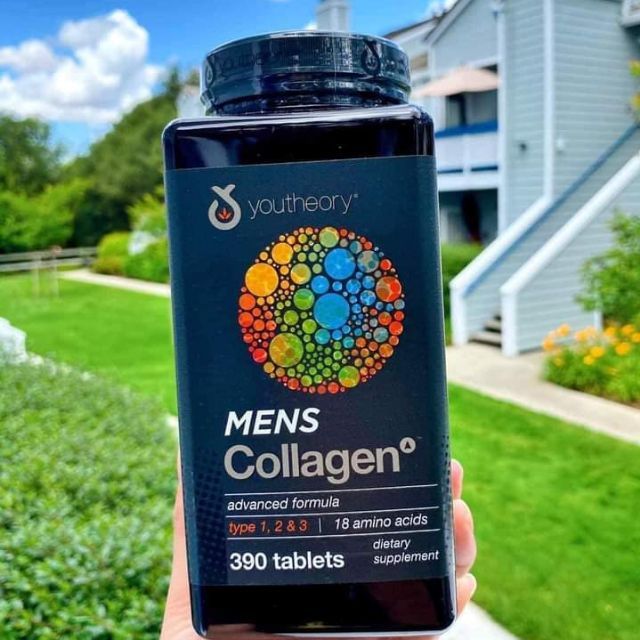 Collagen cho nam youtheory mens type 1 2 & 3 390 viên Healthy Care ...