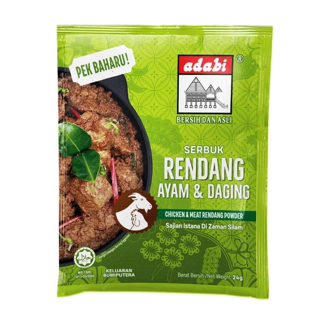 Bột cà ri ADABI Rendang Ayam &Daging Malaysia 250g | Shopee Việt Nam