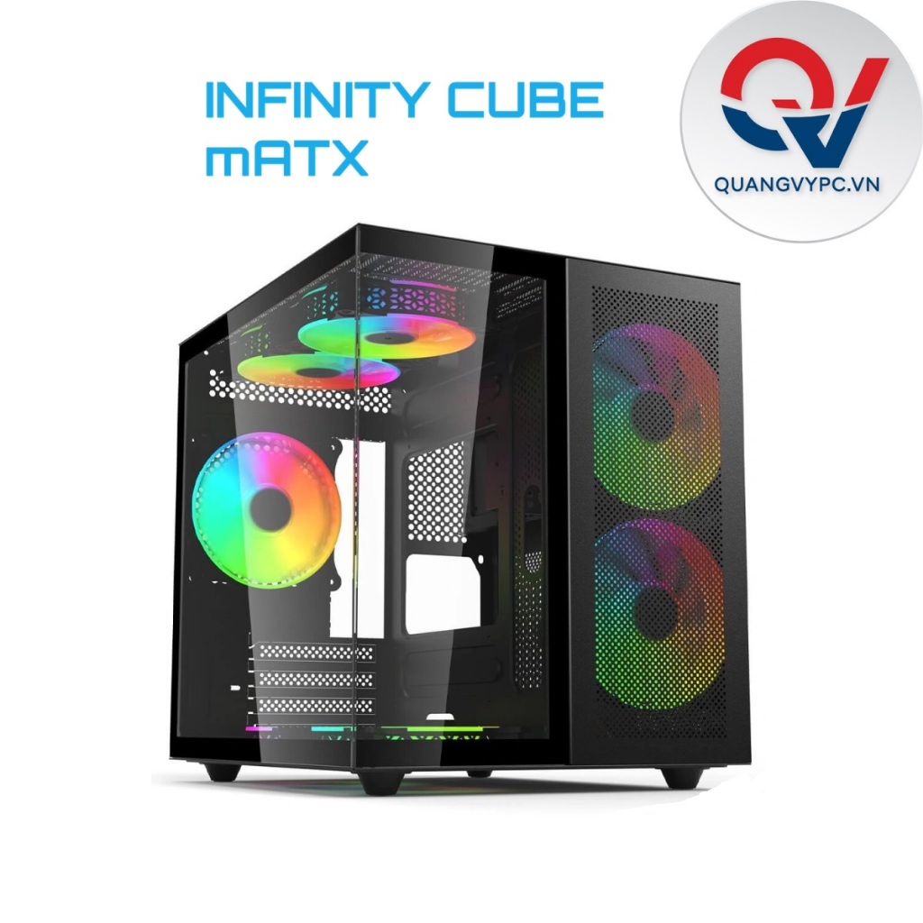 Vỏ case máy tính Infinity Cube - mATX | Shopee Việt Nam