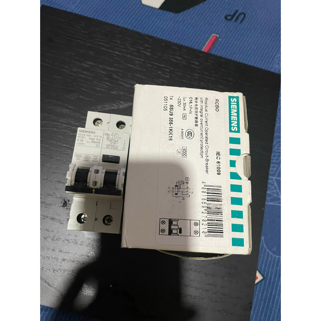 CB chống giật, aptomat chống rò - chống giật Simens 2P - 16A - Hàng ...