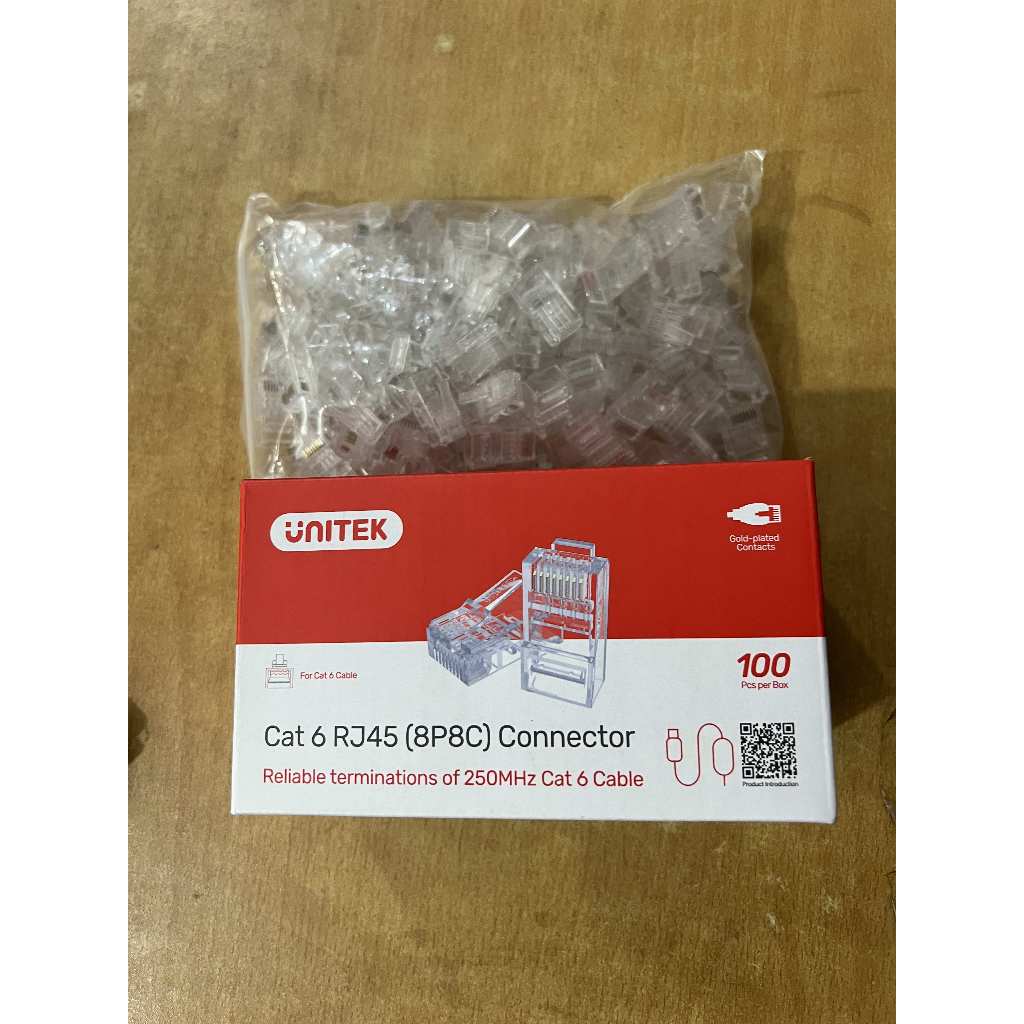 HỘP ĐẦU MẠNG RJ45 CAT6 (HỘP 100 CHIẾC) UNITEK | Shopee Việt Nam