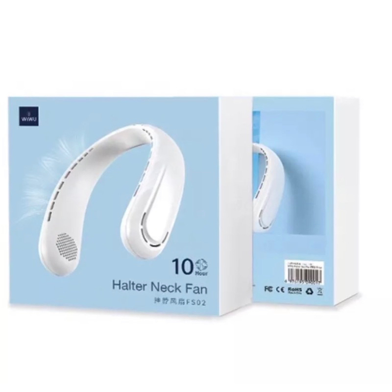 Quạt Đeo Cổ Chống Ồn Wiwu Halter Neck Fan FS02 Dung Lượng Pin 4000mAh 3 ...