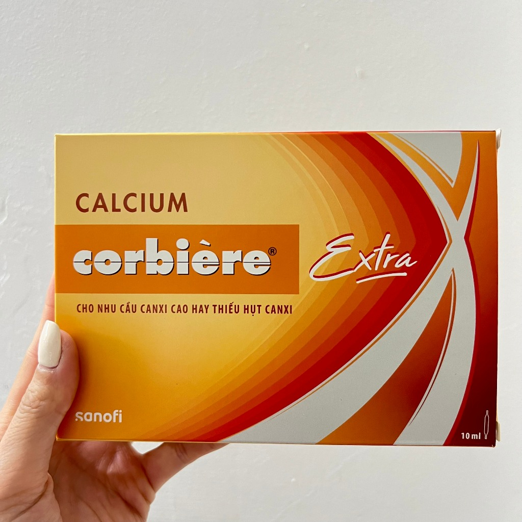 [Chính hãng] Calcium Corbiere Extra - Bổ Sung Canxi Hộp 30 ống | Shopee ...