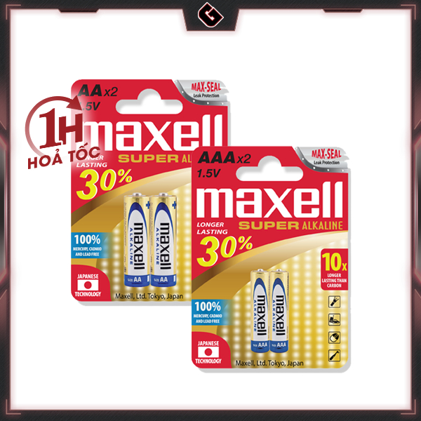 Pin Maxell Alkaline Super AA / AAA (LR6 / LR03) - Hàng Chính Hãng ...