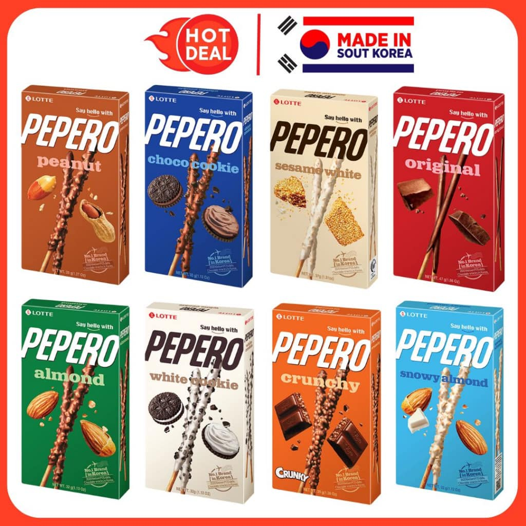 Bánh que socola Pepero Lotte các vị 32-47gr | Shopee Việt Nam