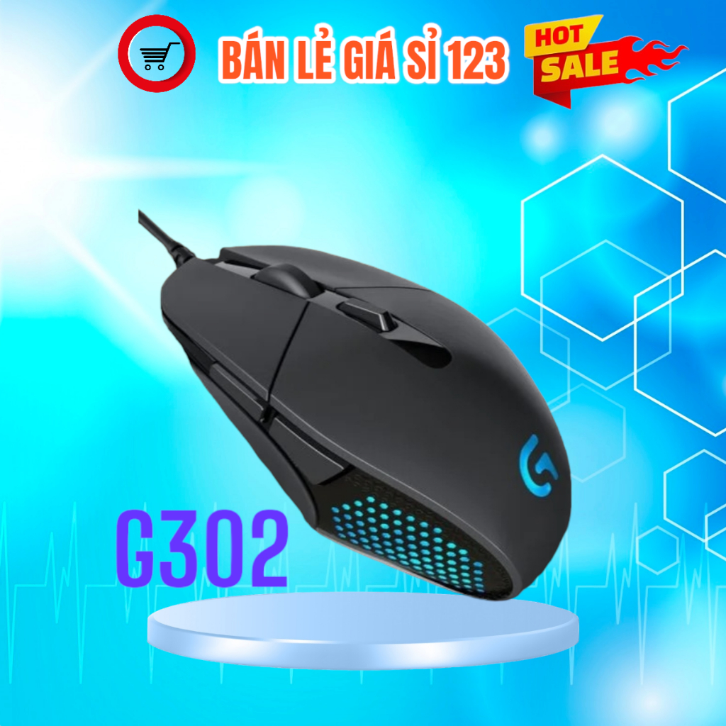Chuột Chơi Game Có Dây Tốc Độ Cao Logitech G302 4000DPI 24H | Shopee Việt Nam