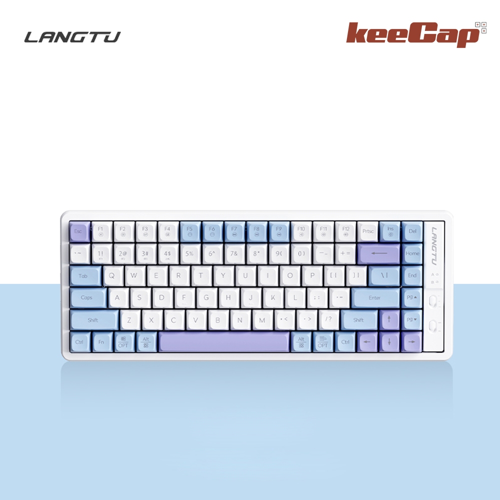 [KEECAP] Bàn phím cơ không dây Langtu GK85 Sea Salt (3 modes – 85 keys – hotswap) | Shopee Việt Nam