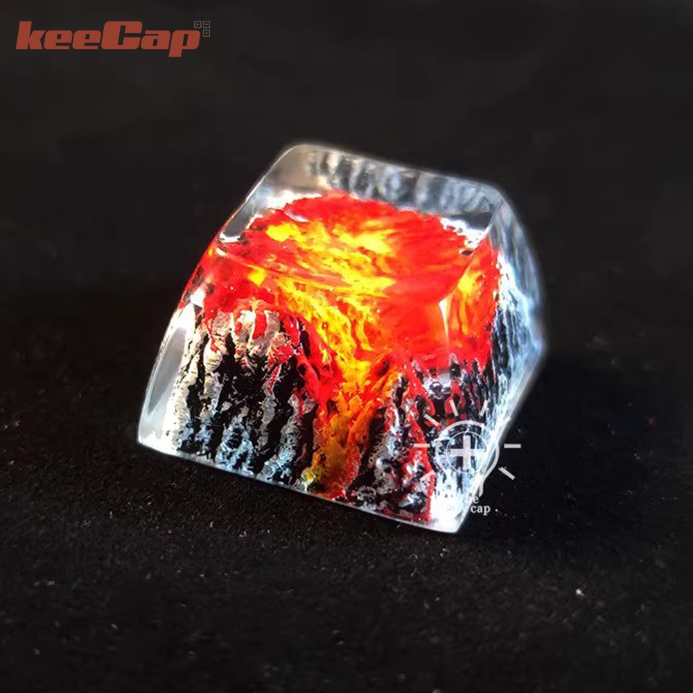 [KEECAP] Keycap artisan núi Phú Sĩ Nhật Bản nhiều màu sắc resin 3D | Shopee Việt Nam