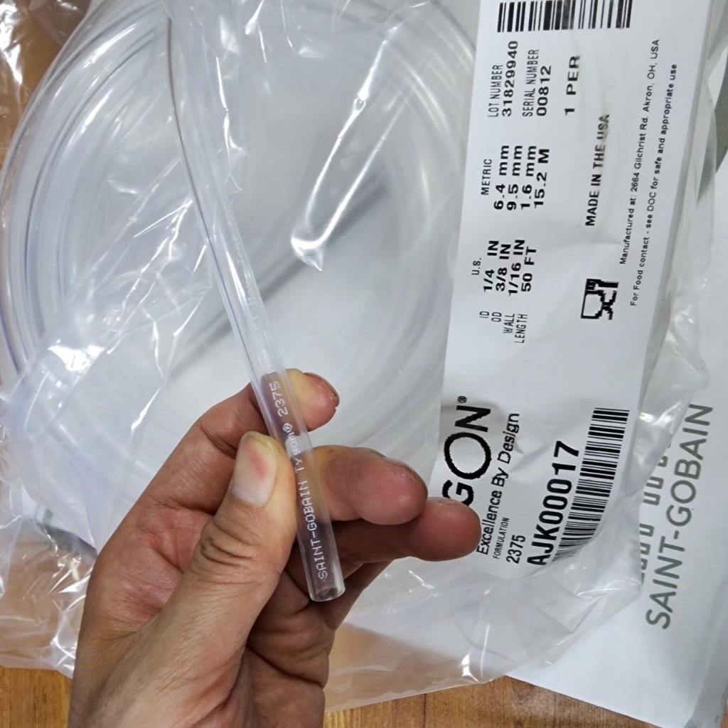 Ống TYGON 2375 của SAINT GOBAIN kháng dung môi hóa chất loại AJK00017 ...