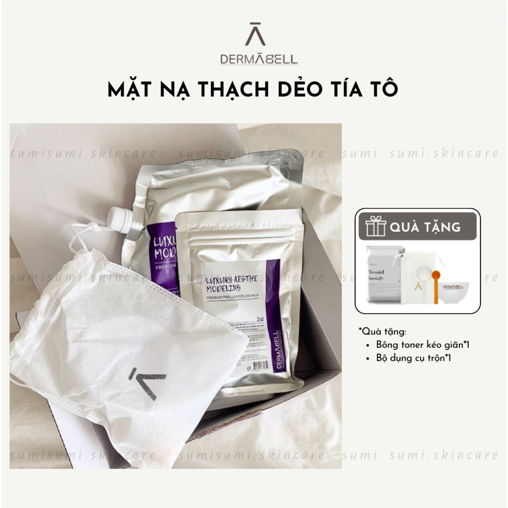(Dermabell) Mặt nạ thạch tía tô Premium PERILLA Modeling Mask | Shopee ...