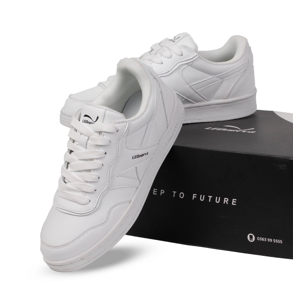 Giày Thể Thao LEOnerva 808 VS2 - Trắng Full [ Có Sẵn ] | Shopee Việt Nam