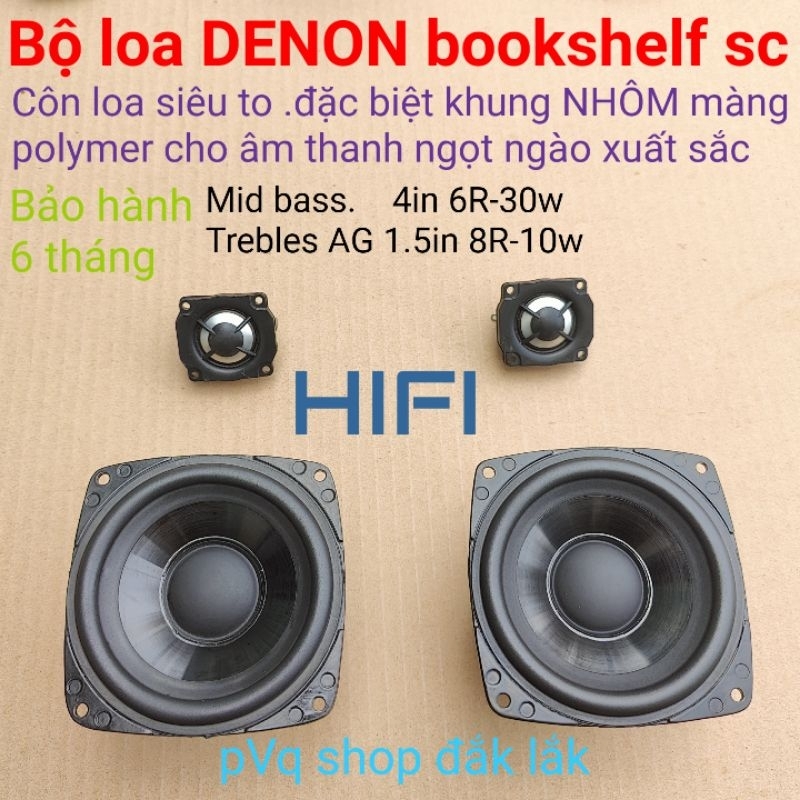 bộ 4 loa DENON BOOKSHELF SC siêu hay CÓ BẢO HÀNH | Shopee Việt Nam