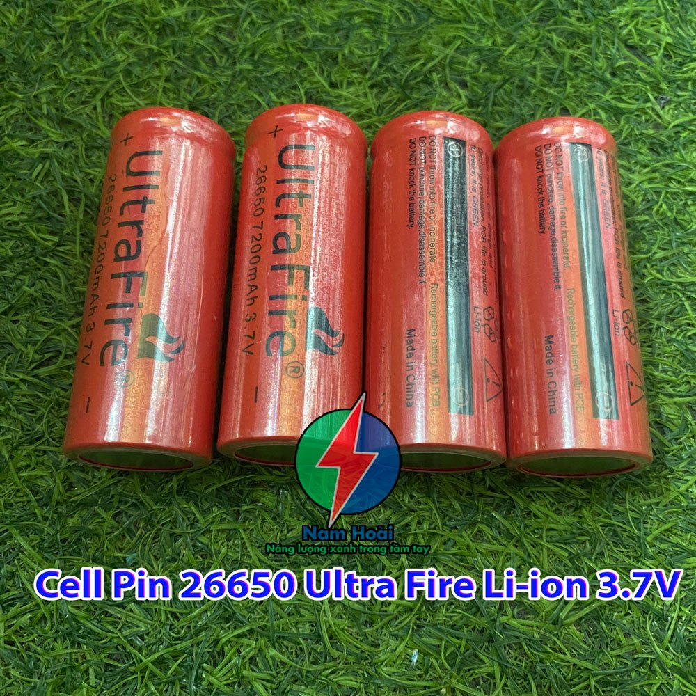 Pin sạc 26650 3.7V - 4.2V dung lượng 6800mah pin sạc cho đèn pin siêu ...