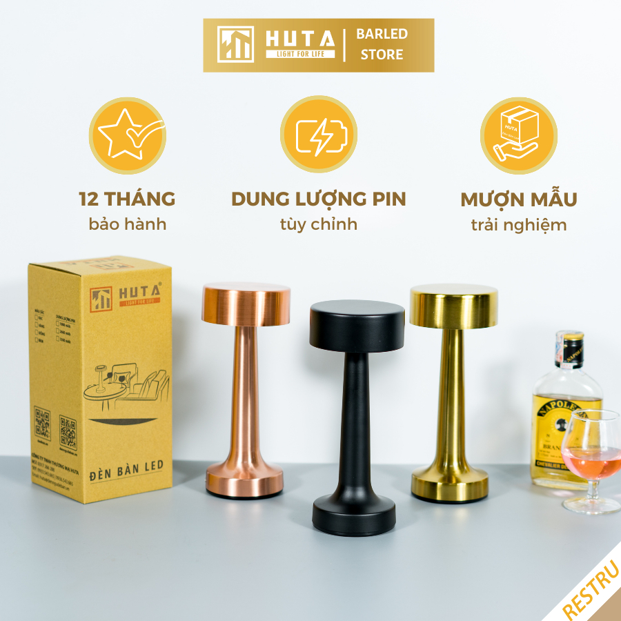 Đèn Led Quầy Bar Nhà Hàng HUTA RESTRU Cảm Ứng Điều Chỉnh Ánh Sáng Trang ...