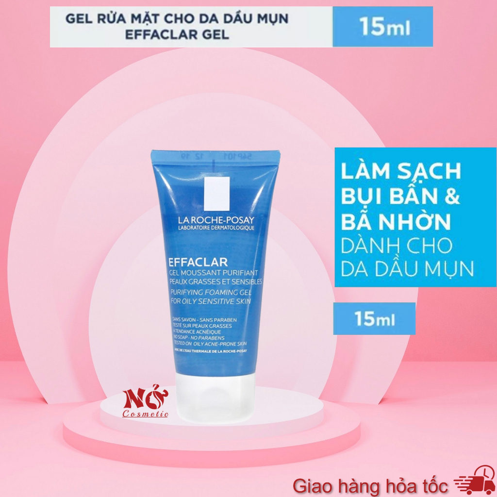[Mini 15ml 10/2025] Sữa Rửa Mặt La Roche Posay Pháp dành cho da dầu mụn ...