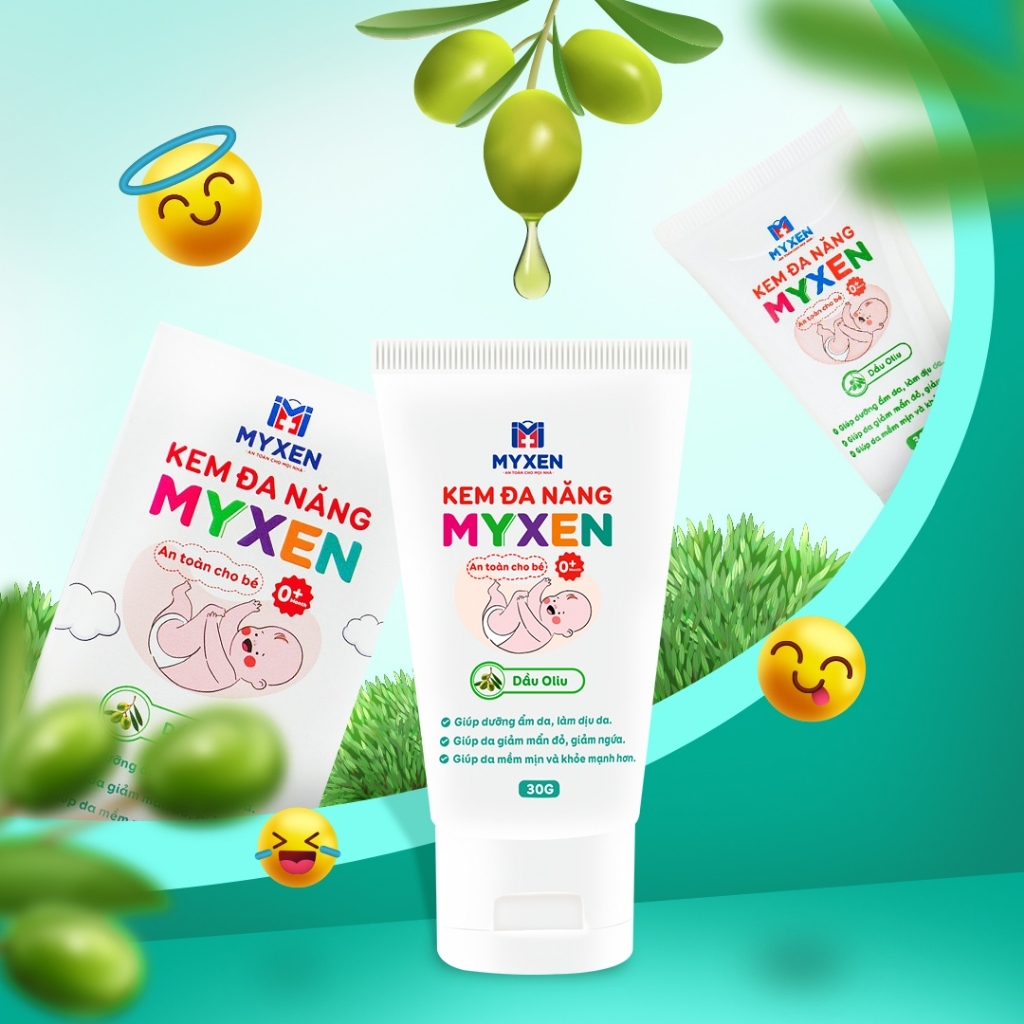 Kem đa năng Myxen, giúp làm dịu da, mềm mại, cấp ẩm cho làn da bé 30g ...