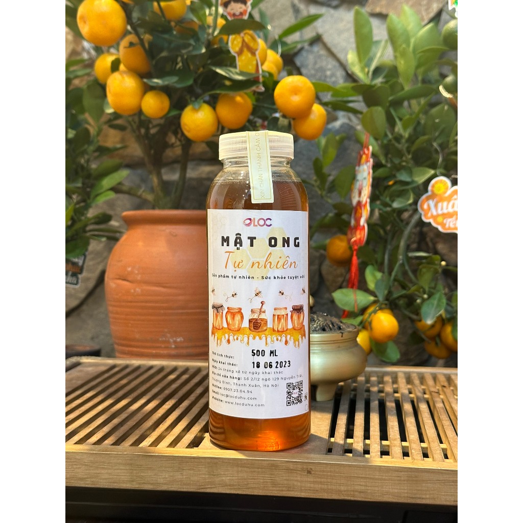 Mật Ong Rừng Tự Nhiên LOC Nguyên Chất 100% Chai Nhựa 500 ML | Shopee ...