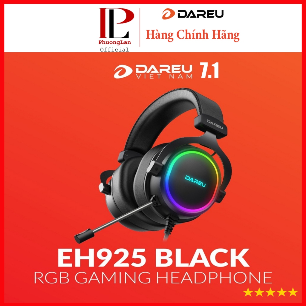 Tai nghe Gaming Dareu EH925 7.1 Led RGB, kết nối USB | Shopee Việt Nam
