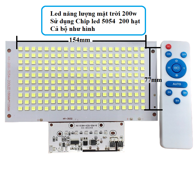 Chip led 5054 3,2V thay cho đèn năng lượng mặt trời ( CÓ BÁO PIN ...