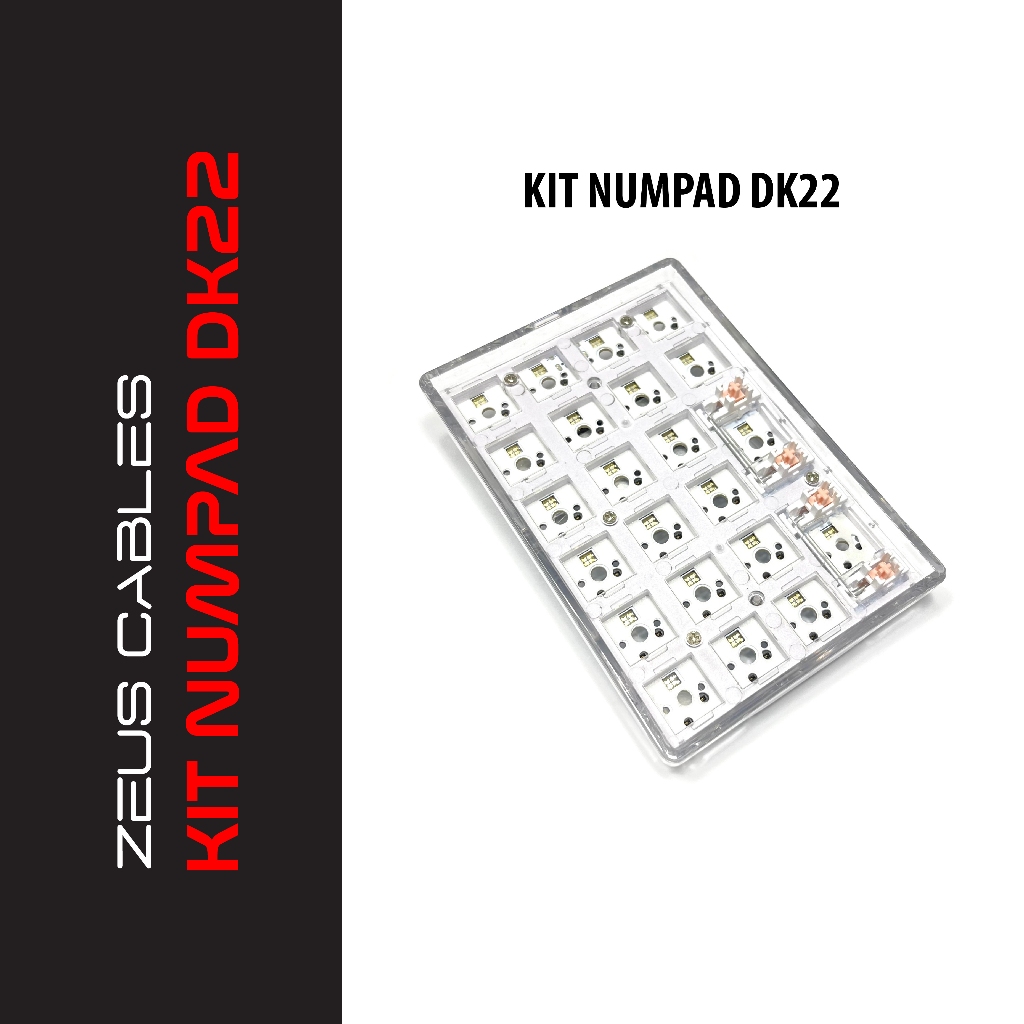KIT Numpad DK22 | KIT Bàn Phím Số Numpad DK22 | 3 Mode | LED RGB | Pin 650mAh | Có App Keymap ...
