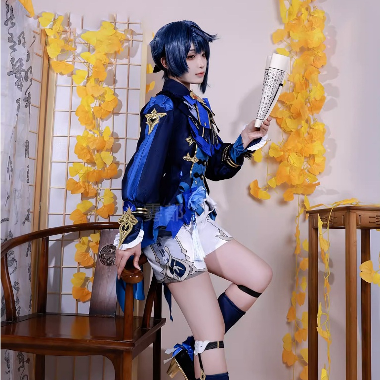 [ORDER] Trang phục COSPLAY Xingqiu skin Mây Mưa Rừng Trúc trong Genshin ...
