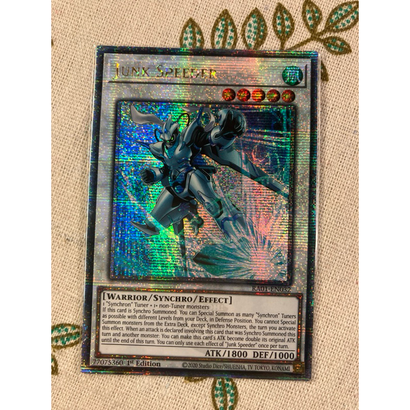 [LiLy_Yugioh] Lá bài Junk Speeder - RA01-EN032 - Quarter Century Secret Rare | Shopee Việt Nam